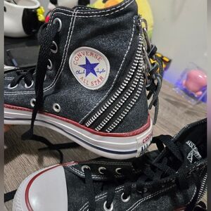 Converse All Stars | Shoes | Y2k Edgy Black Hightop Converse | Poshmark